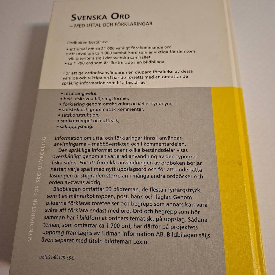 Svenska ord - med uttal och förklaringar LEXIN .. | Köp på Tradera ...