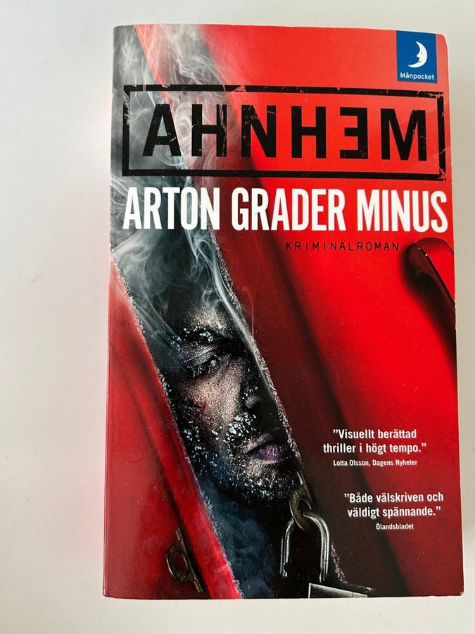 Ahnhem: Arton grader minus -oläst Kriminalroman | Köp på Tradera ...