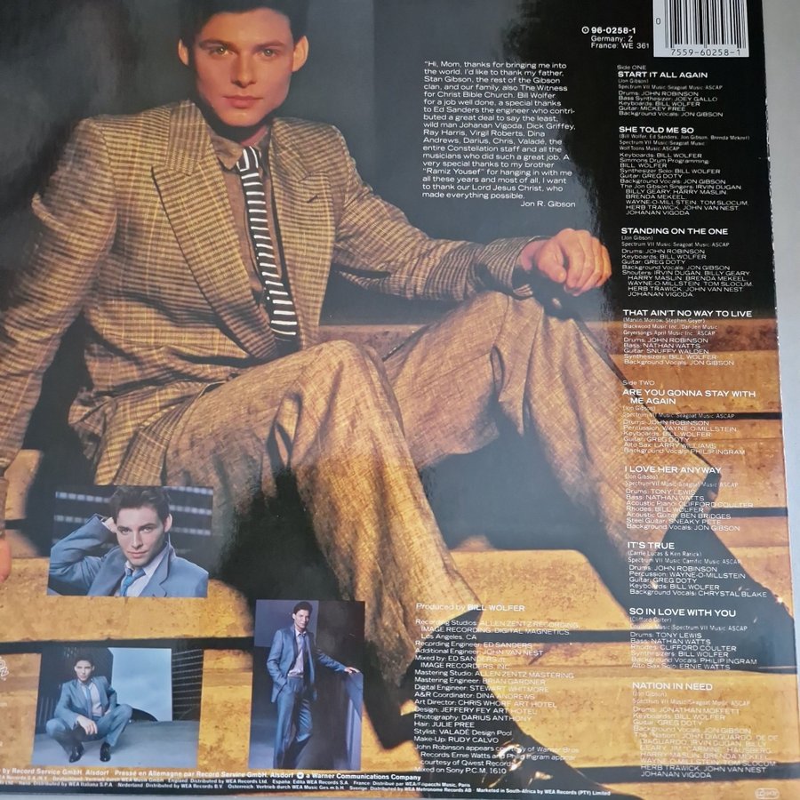 Jon Gibson - Standing On The One - Vinyl LP | Köp på Tradera (713780755)