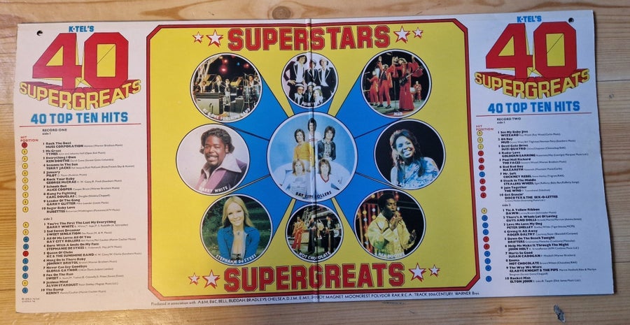 K-Tel's 40 Supergreats - Dubbel LP | Köp på Tradera (736496201)