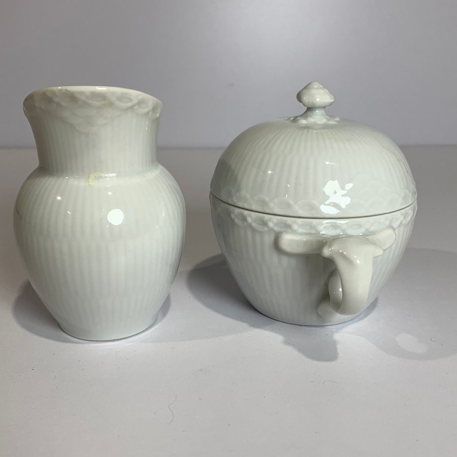 Royal Copenhagen White Fluted Half .. | Köp från Footly på Tradera ...