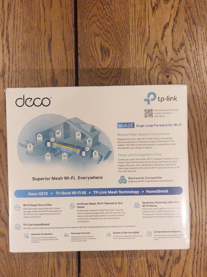 TP-Link Deco XE75 AXE5400 2-pack - PLOMBERAD | Köp på Tradera (712202054)