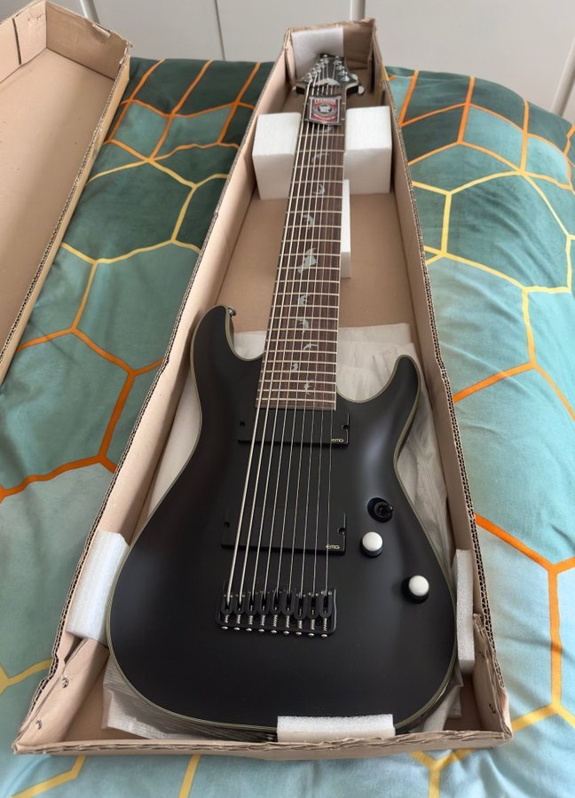 Schecter Damien Platinum 9 SBK - 9-strängad elg.. | Köp på Tradera ...