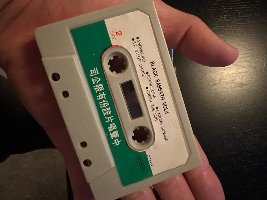 Mycket ovanlig Black Sabbath Vol 4 Kassettband | Köp på Tradera (694659899)
