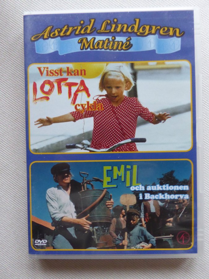 DVD Astrid Lindgren Matiné Visst kan Lotta cykl.. | Köp på Tradera ...