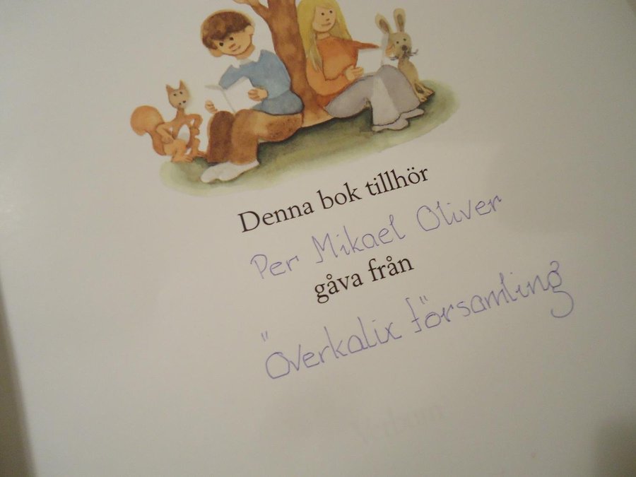 Bibel för barn Verbum förlag inbunden bok Svens.. | Köp på Tradera ...