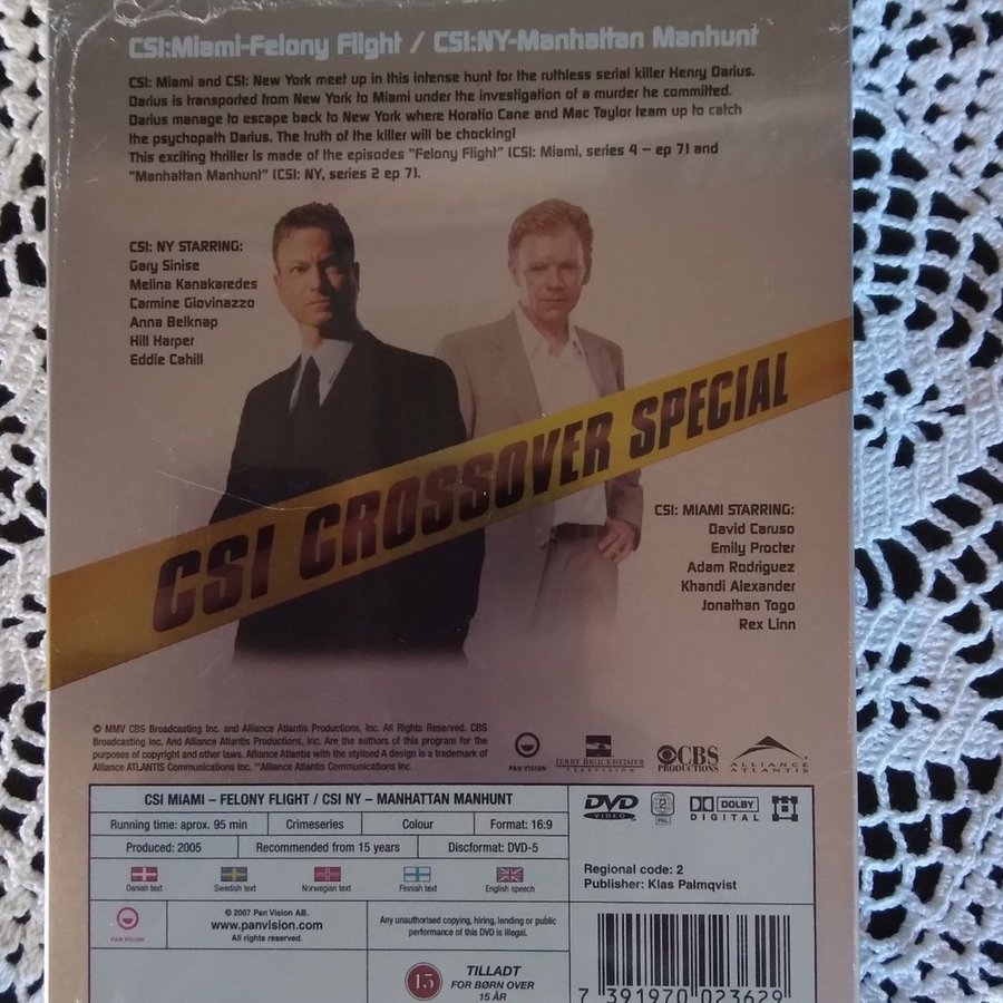 CSI: Miami / CSI: NY - Crossover Special - Felo.. | Köp på Tradera ...