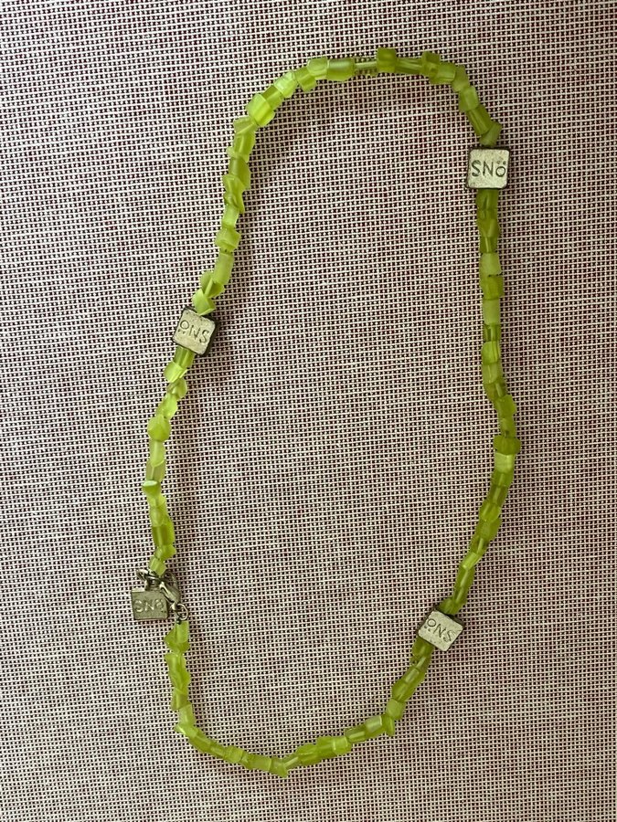 SNÖ of Sweden grönt set med halsband och armband. | Köp på Tradera ...