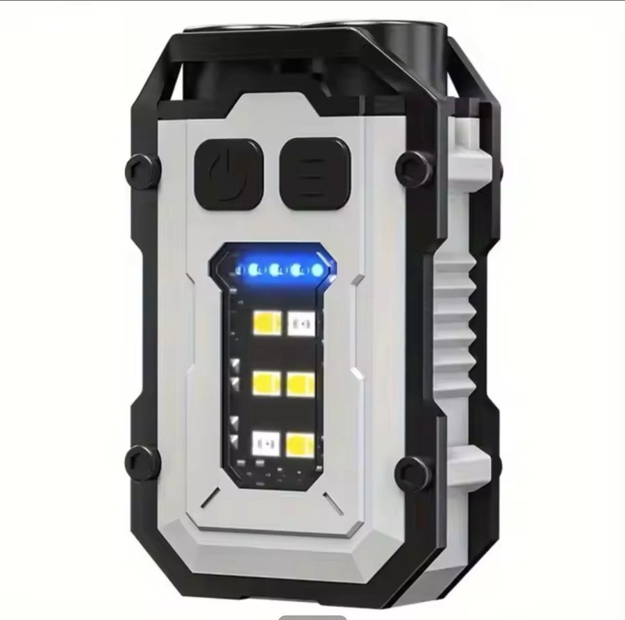 LED+COB Liten ficklampa 8 ljuslägen EDC med inb.. | Köp på Tradera (713195127)