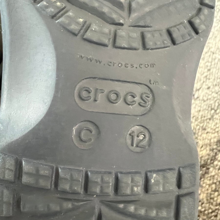 Crocs, fodrade tofflor, blå, storlek 12 (29-30) | Köp på Tradera ...