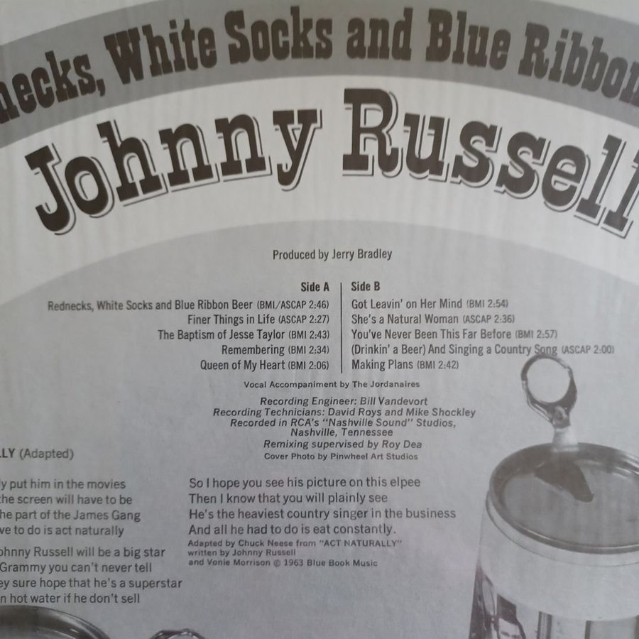 Johnny Russell - Rednecks, White Socks and Blue.. | Köp på Tradera ...