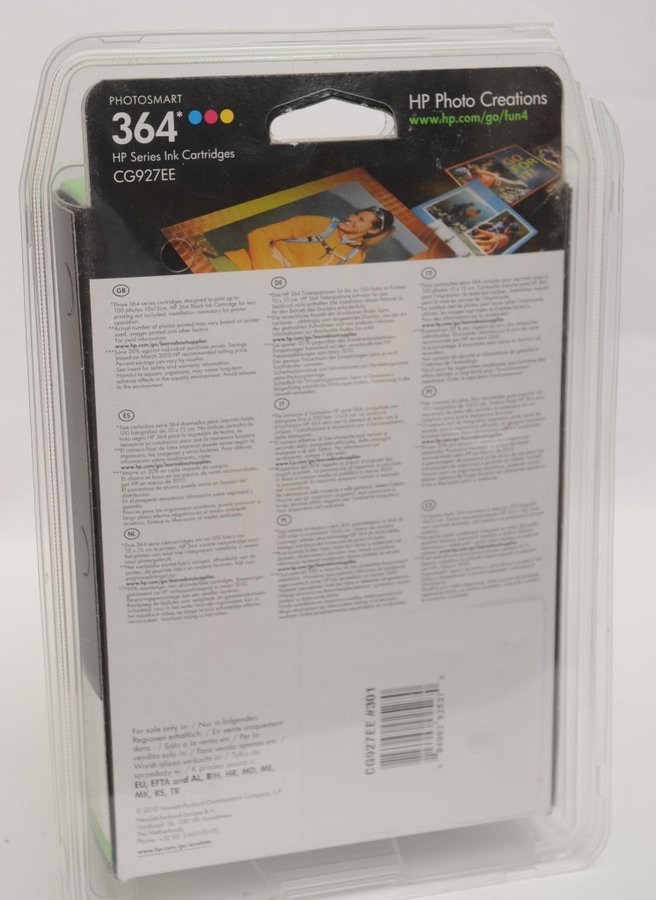 HP färgpatroner 364 + 100 st papper 10x15 | Köp på Tradera (710443489)