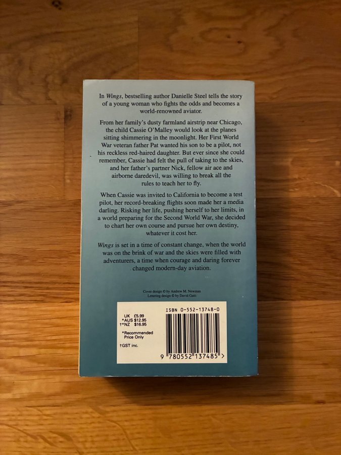 Wings av Danielle Steel - English | Köp på Tradera (711363801)