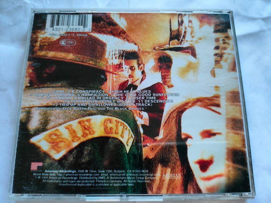 The Black Crowes Amorica | Köp på Tradera (708627202)