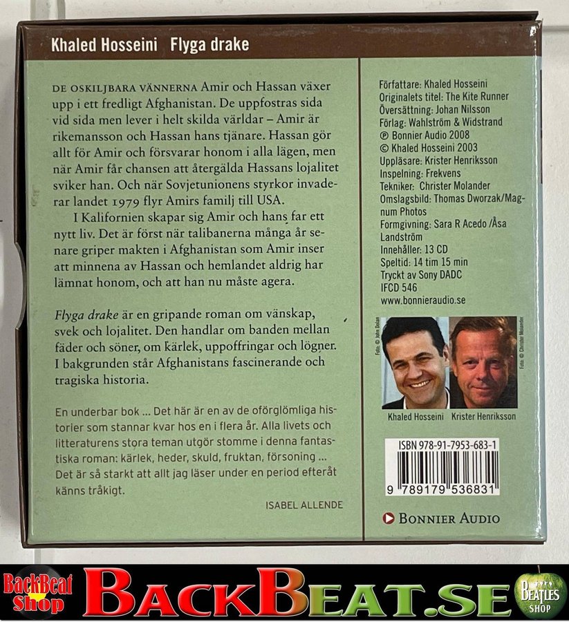 KHALED HOSSEINI - FLYGA DRAKE - C.. | Köp från backbeat på Tradera ...