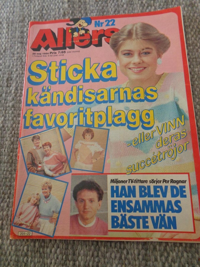 Allers nr22 1984 Per Ragnar, Pernilla Wahlgren,.. | Köp på Tradera ...