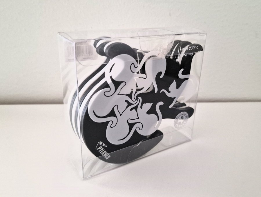 PYLONES Studio FRANCE Katt Glasunderlägg 6st Gr.. | Köp på Tradera ...