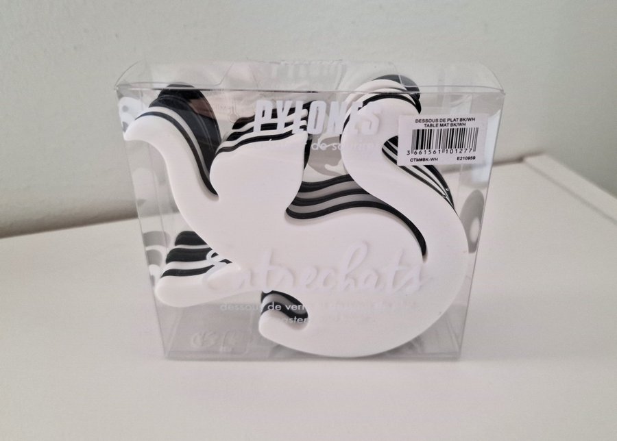 PYLONES Studio FRANCE Katt Glasunderlägg 6st Gr.. | Köp på Tradera ...