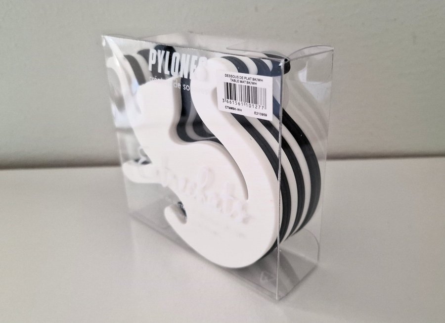 PYLONES Studio FRANCE Katt Glasunderlägg 6st Gr.. | Köp på Tradera ...