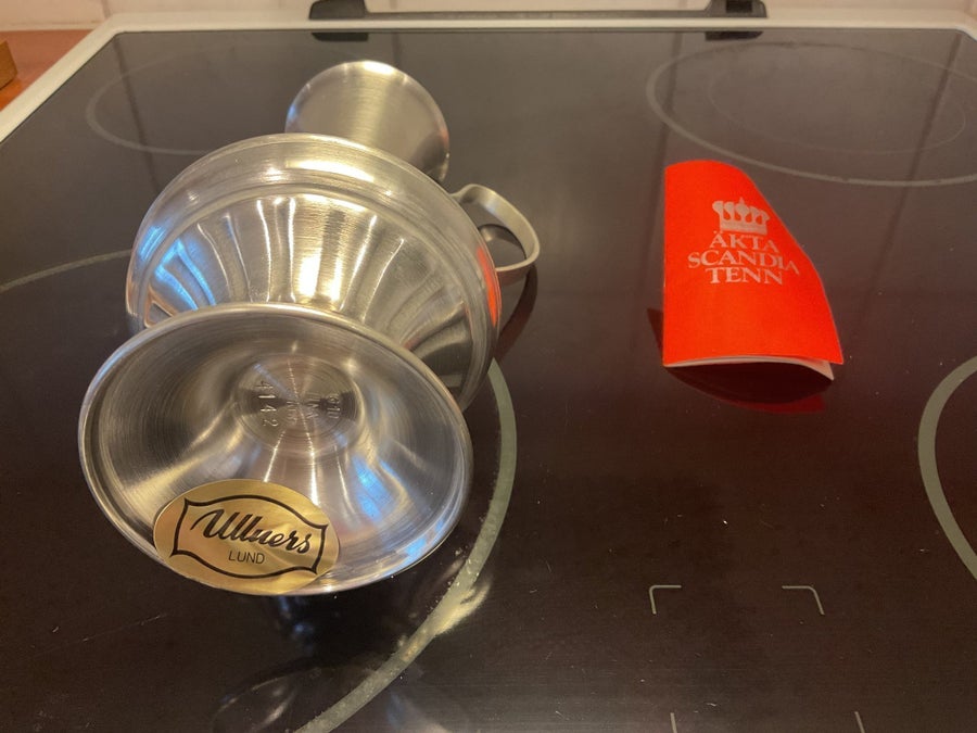 En tennkanna från TINN NORGE 4142 G10, höjd 20 cm | Köp på Tradera ...
