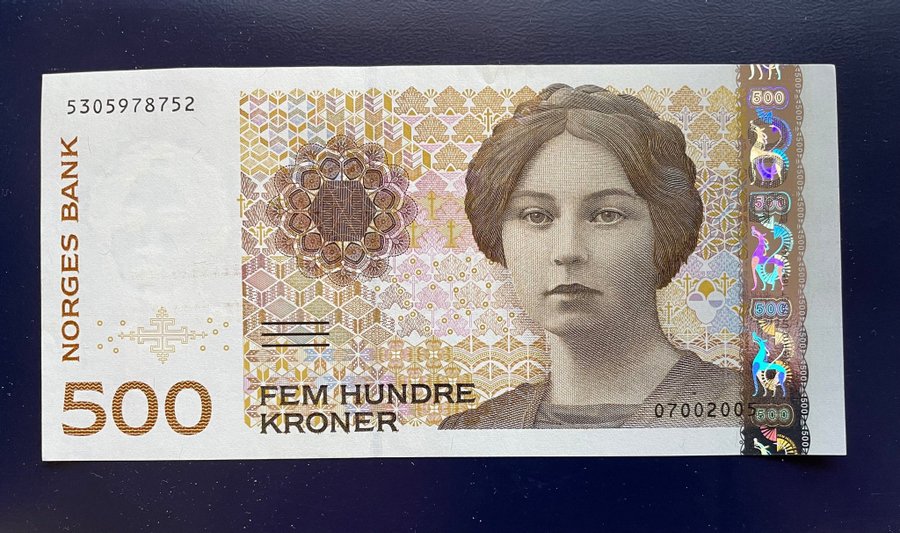Se produkter som liknar Norge: 500 Kronor Sedel Ovikt.. på Tradera ...