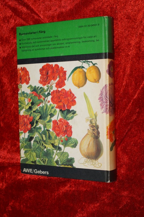 RUMSVÄXTER FÄRGSERIEN Tips Fakta Råd mm fint il.. | Köp på Tradera ...