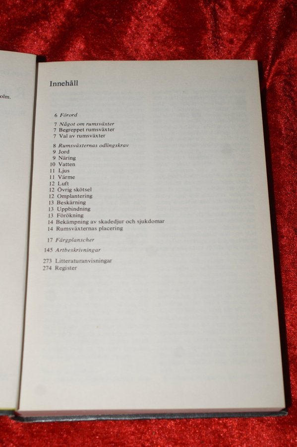 RUMSVÄXTER FÄRGSERIEN Tips Fakta Råd mm fint il.. | Köp på Tradera ...