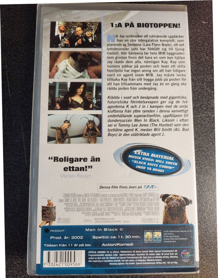 VHS-Men in Black II -Samfrakt | Köp på Tradera (709423770)