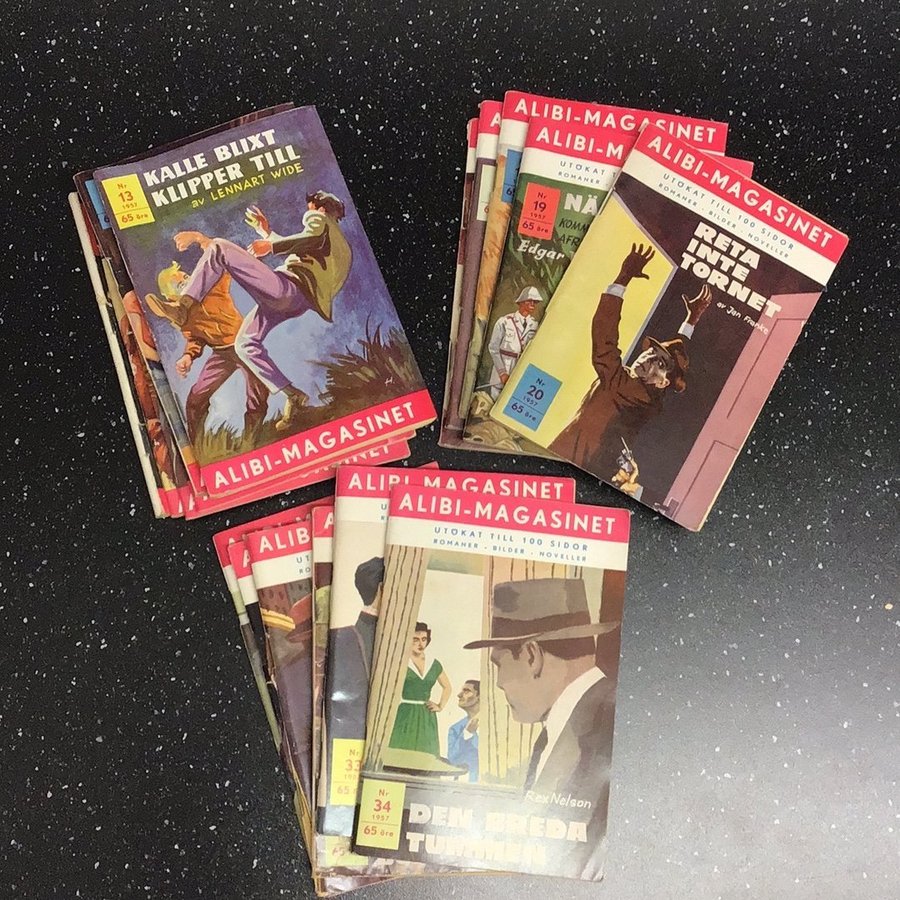 Se produkter som liknar Alibi Magasinet 1957 på Tradera (701453377)