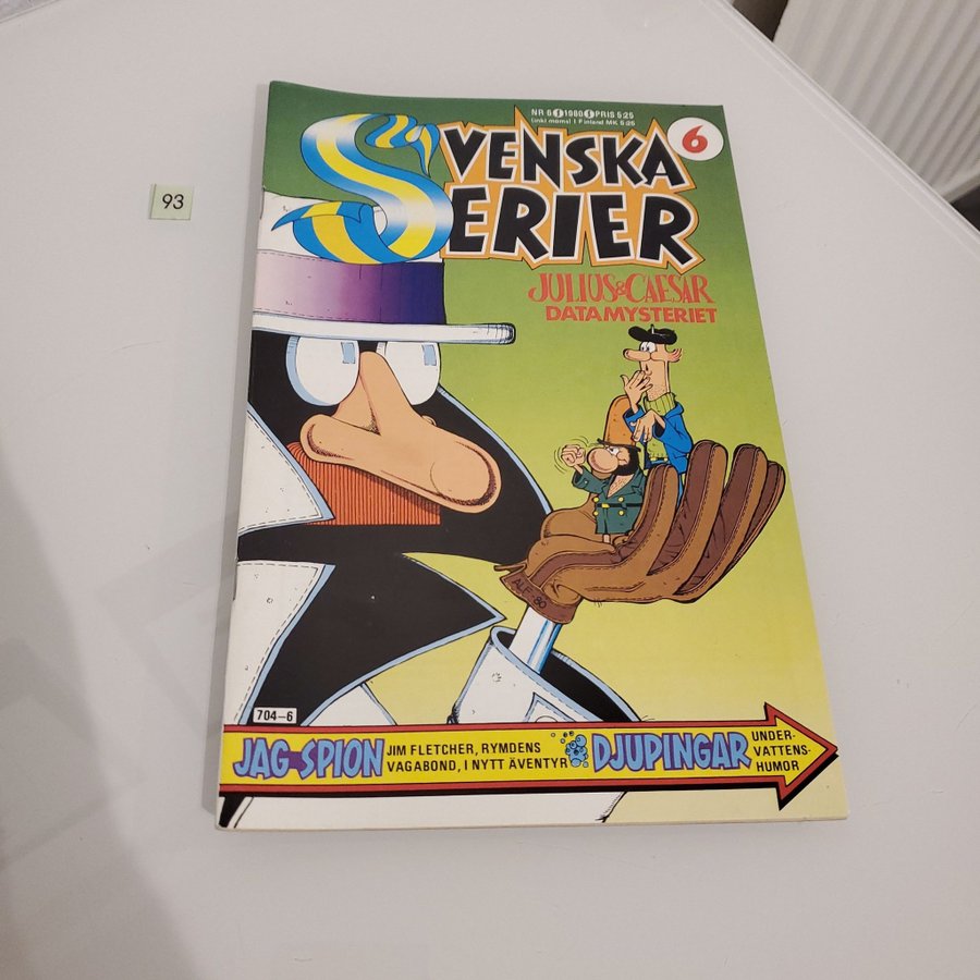 Svenska Serier Nr 6 1980 - Julius & Caesar, Dat.. | Köp på Tradera ...