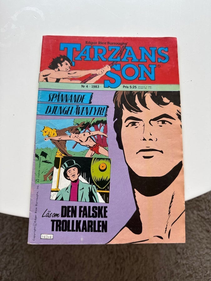 Se produkter som liknar Serietidning Tarzans Son Nr 4.. på Tradera ...