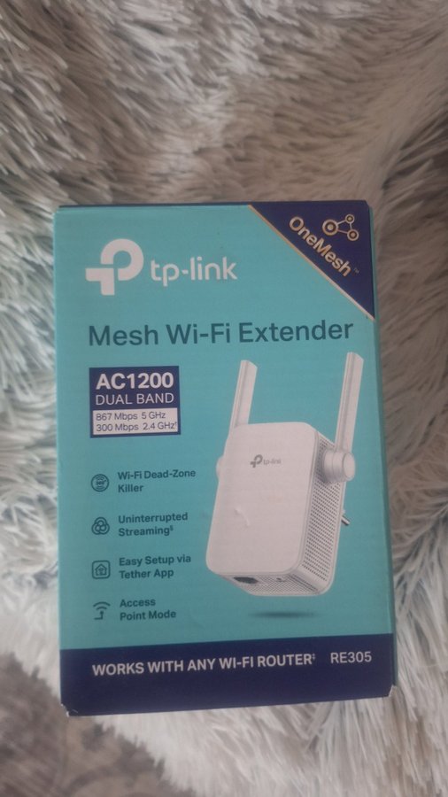 Tp link mesh wifi extender ac1200 re305 | Köp på Tradera (734726969)