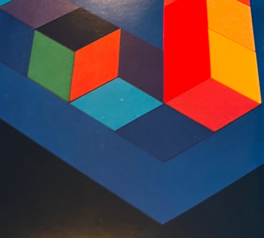 Original av Victor Vasarely från 1973 i ett sup.. | Köp på Tradera ...