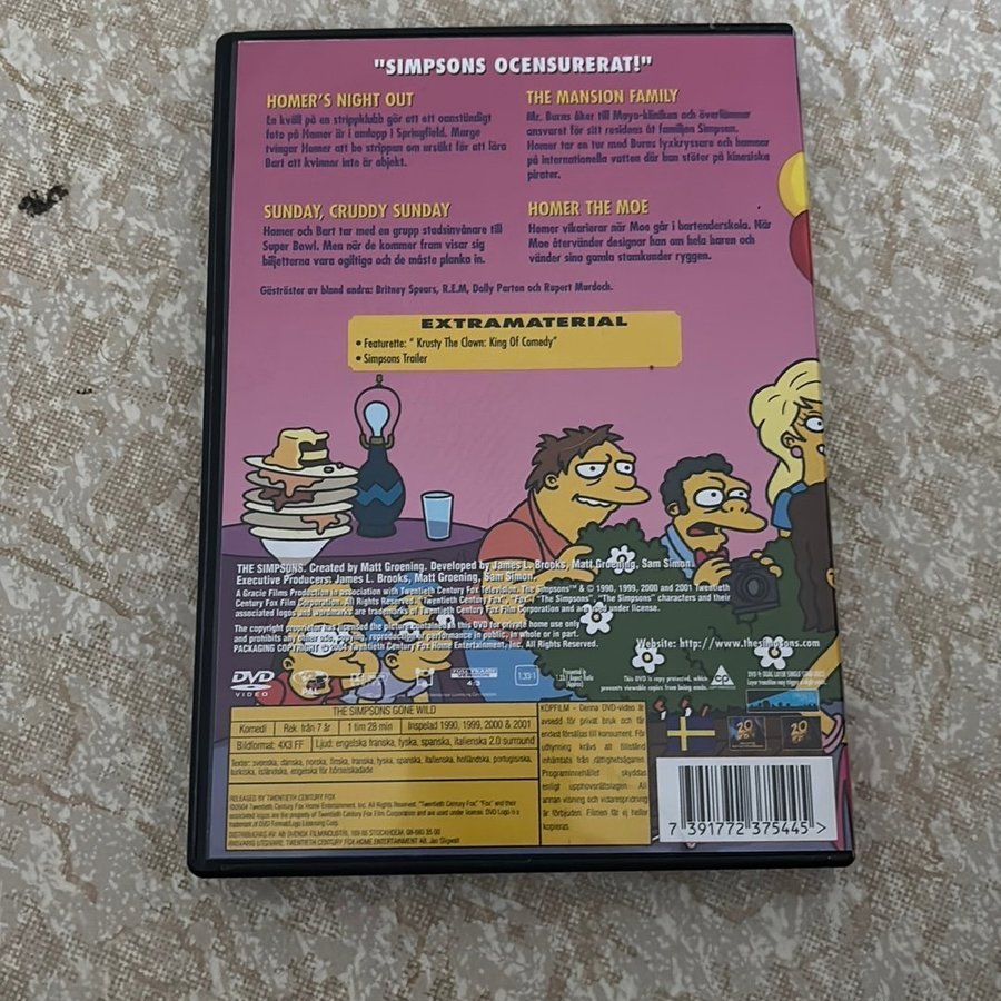 Se produkter som liknar The Simpsons Gone Wild DVD på Tradera (713934424)