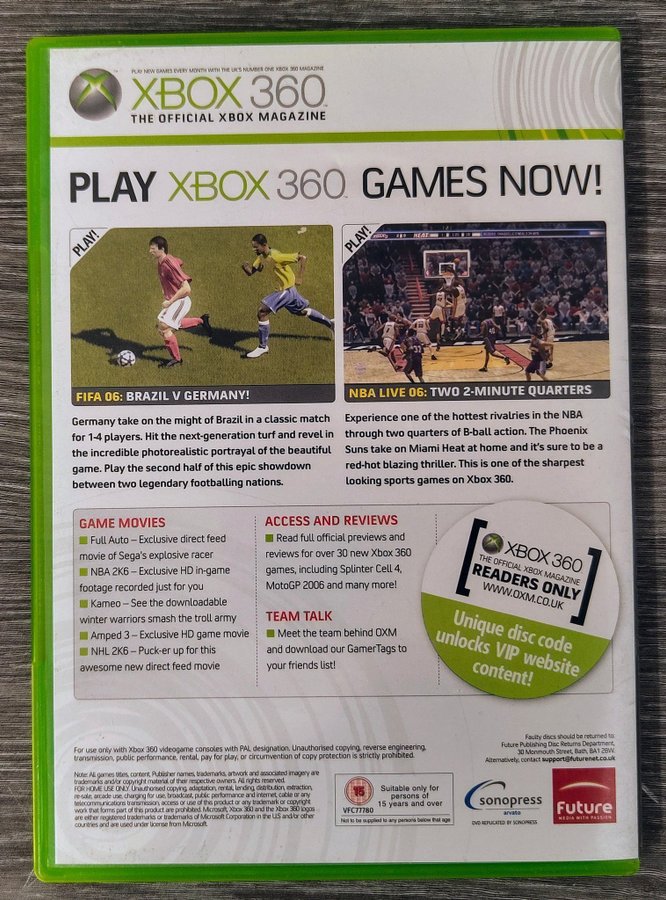 OXM XBOX Demo Disc 05 [Komplett] [Rare] | Köp på Tradera (713877859)