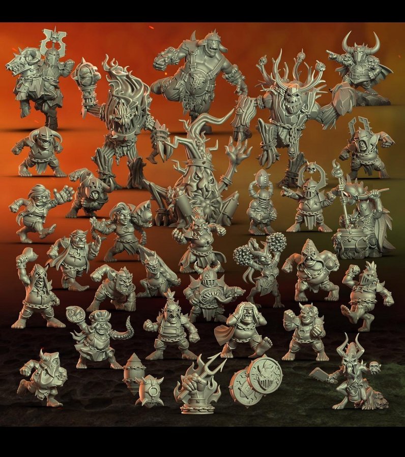 Infernal Forks,Chaos Halfling FullTeam, Blood B.. | Köp på Tradera ...