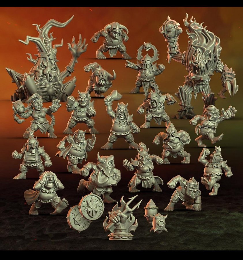 Infernal Forks,Chaos Halfling FullTeam, Blood B.. | Köp på Tradera ...