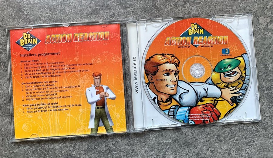Dr. Brain 1999 Action Reaction Det ultimata spe.. | Köp på Tradera ...