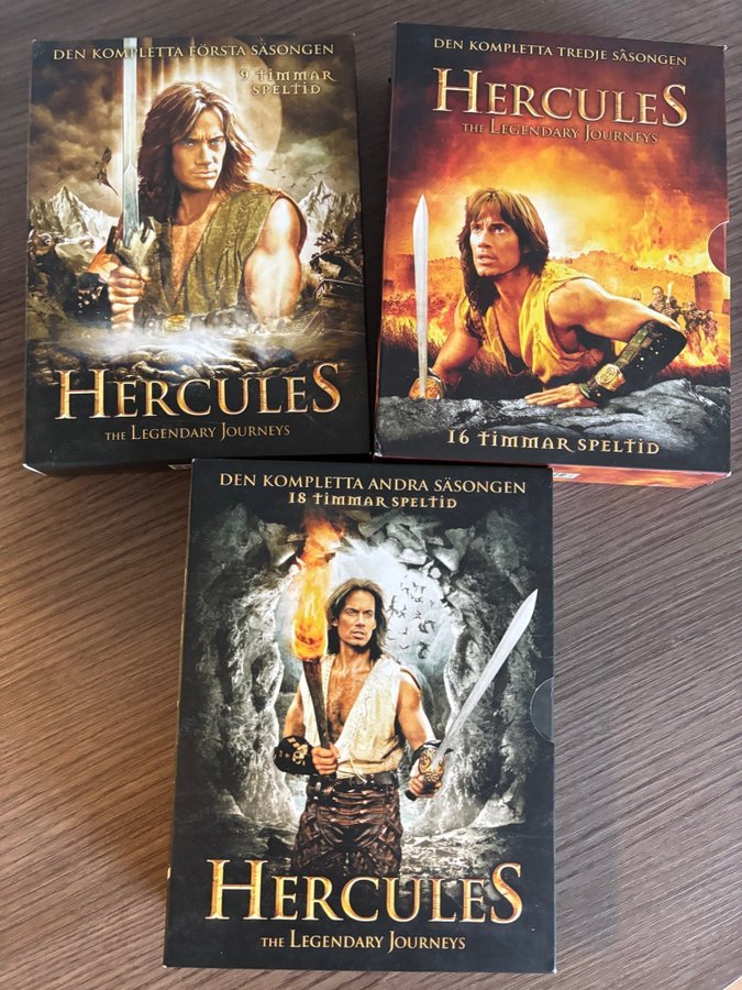 Hercules Legendary Journeys Säsong 1–3 DVD Box .. | Köp på Tradera ...