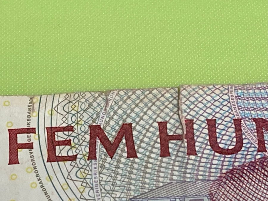 Se produkter som liknar Gammal 500-lapp - Carl XI - C.. på Tradera ...