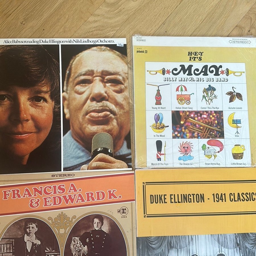 LP-skivor: Alice Babs/Duke Ellington, Francis A.. | Köp på Tradera ...