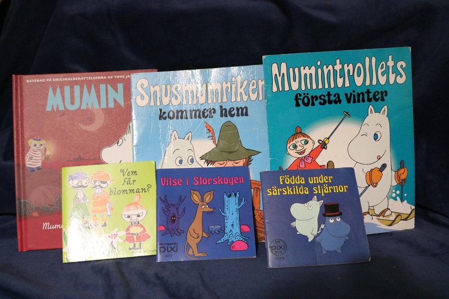 Se produkter som liknar 6 Muminböcker, Mumintrollet, .. på Tradera ...