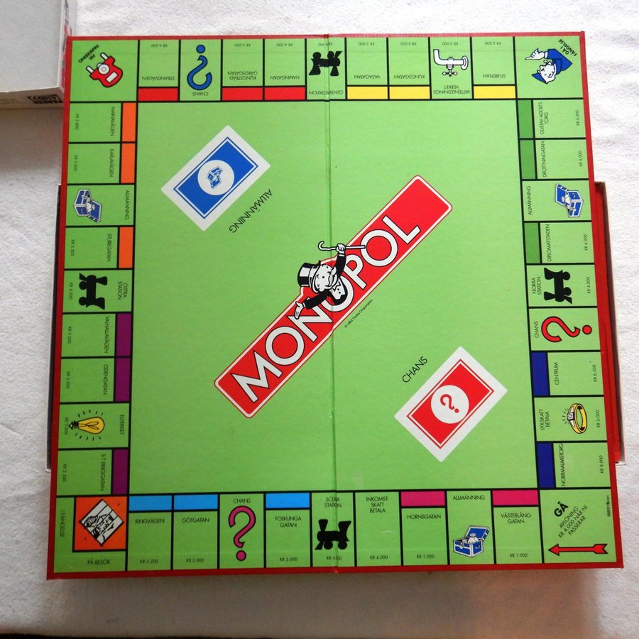 Se produkter som liknar Monopol (extra stor klassisk .. på Tradera (572067598)