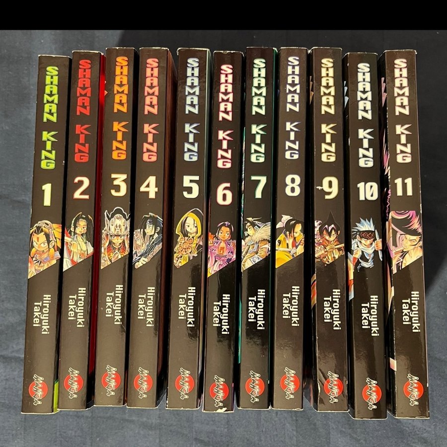 Shaman King av Hiroyuki Takei, 1-11, Manga | Köp på Tradera (708123506)
