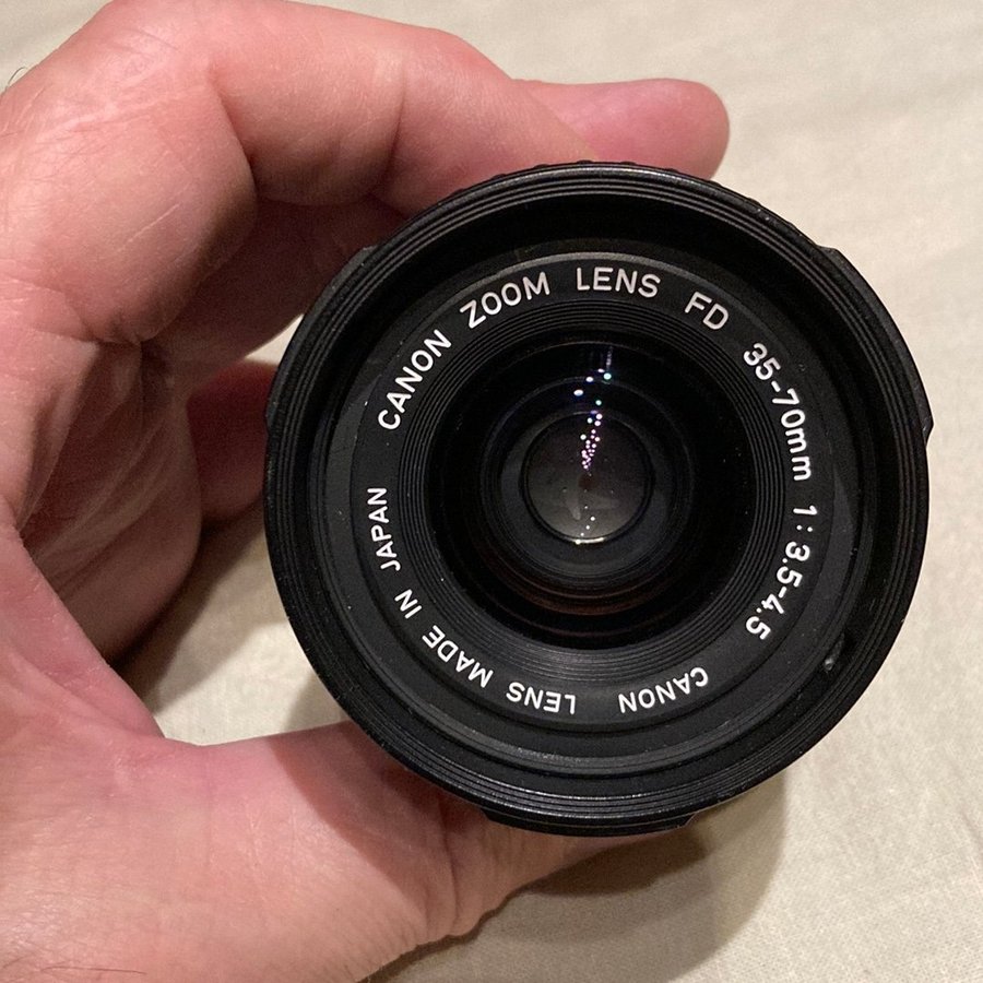 Canon Zoom Lens FD 35-70mm 1:3.5-4.5 | Köp på Tradera (699970343)