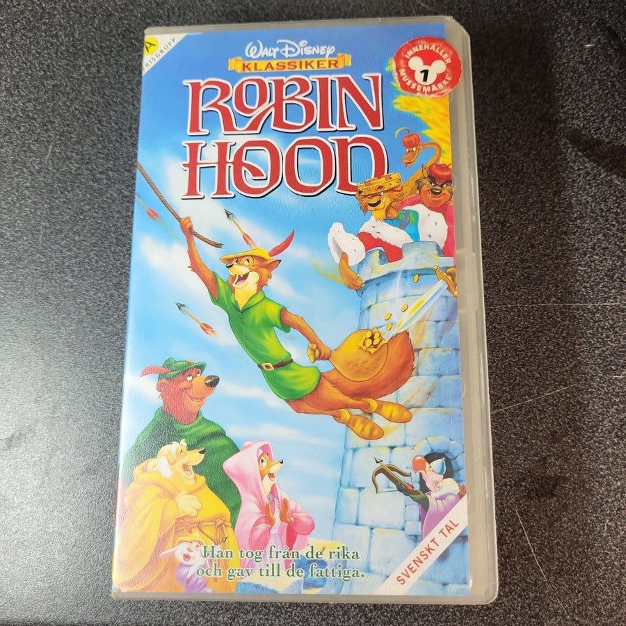 VHS Robin Hood - Disney Klassiker samfrakt | Köp på Tradera (709416929)