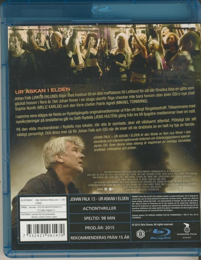 Johan Falk - Ur askan i elden (Blu-ray) | Köp på Tradera (709957983)