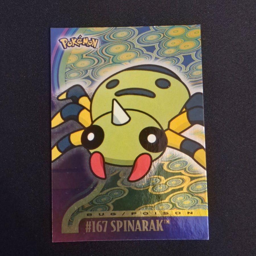 Pokemon Topps Holo - #167 Spinarak | Köp på Tradera (708899425)