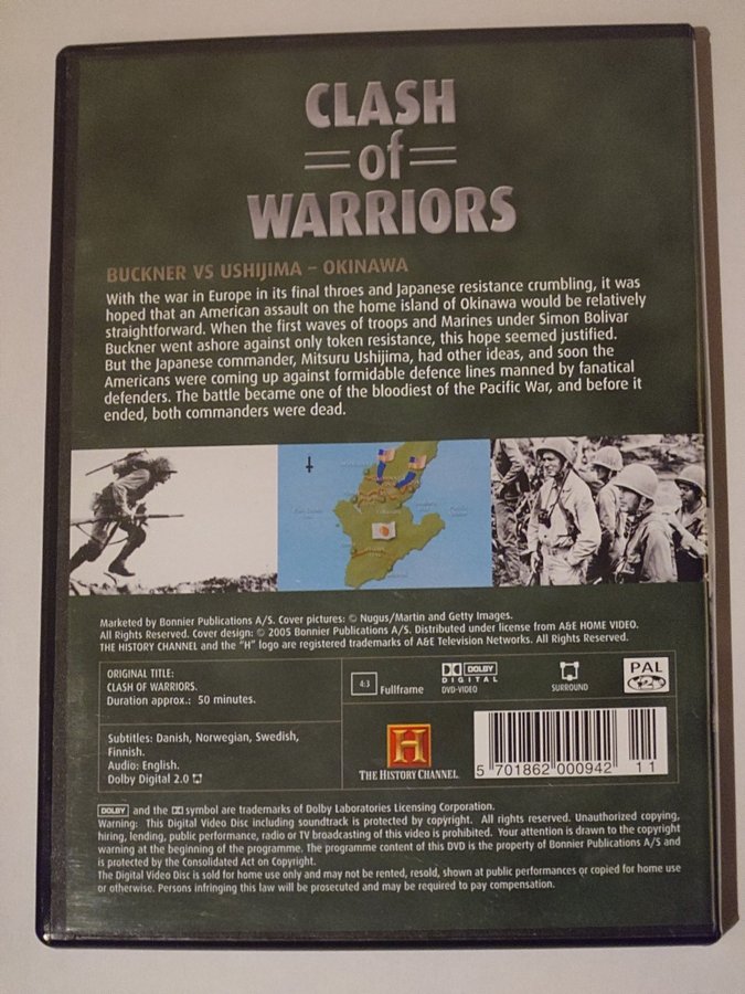 Clash of Warriors: Buckner vs Ushijima - Okinaw.. | Köp på Tradera ...