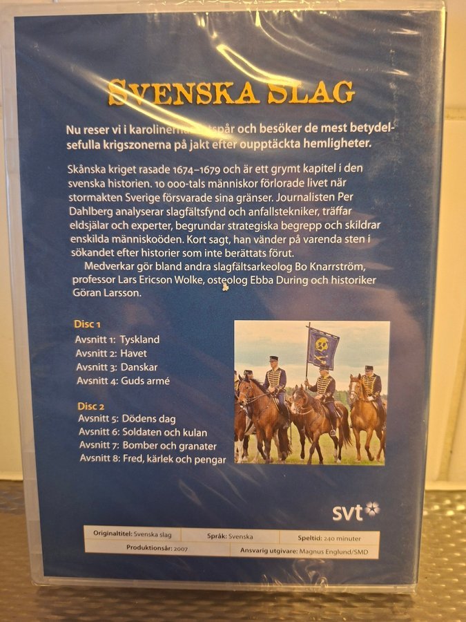 INPLASTAD. Svenska Slag - Hela den kompletta TV.. | Köp på Tradera ...